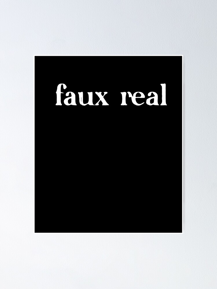 "Marina - FAUX REAL white" Poster for Sale by Sudiain | Redbubble