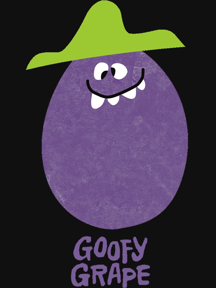 "Funny Face Drink Mix Goofy Grape Character" Essential T-Shirt for Sale ...
