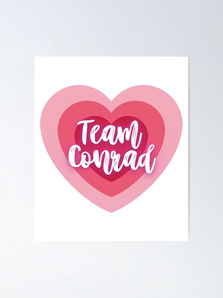 "Team Conrad ♡ The Summer I Turned Pretty" Poster for Sale by ...