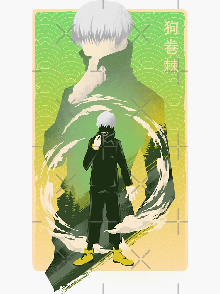 "Men Women Inumaki Comic Toge Funny Men Fan" Sticker for Sale by ...