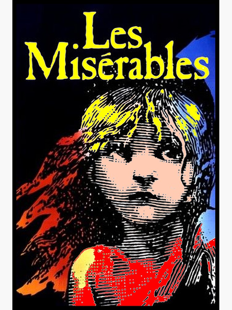 "LES MISERABLES: Restored Colorized Advertising Print" Sticker for Sale ...