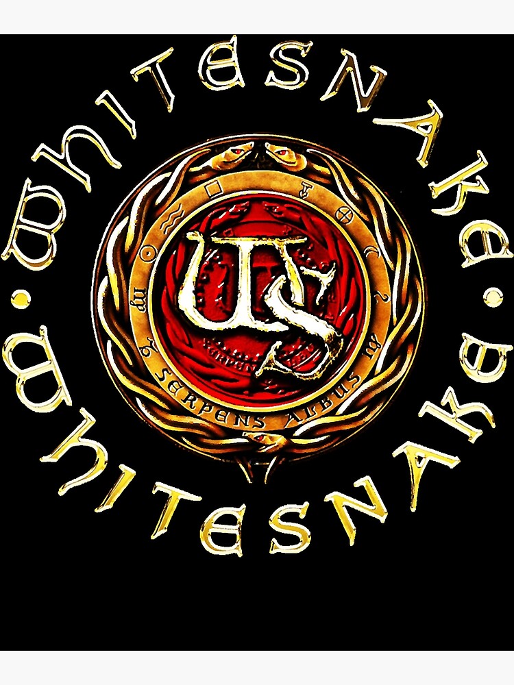 "whitesnake logo band" Poster for Sale by AmyLoisConte | Redbubble