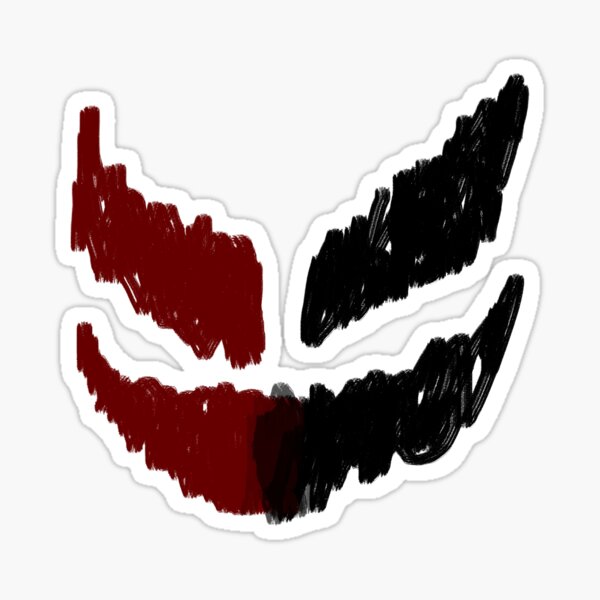 "Cursed" Sticker for Sale by heccrb | Redbubble