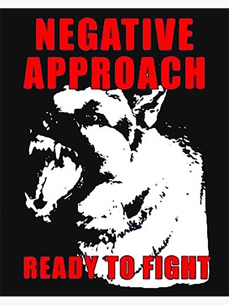 "Negative Approach Best Logo" Sticker for Sale by Regescom | Redbubble