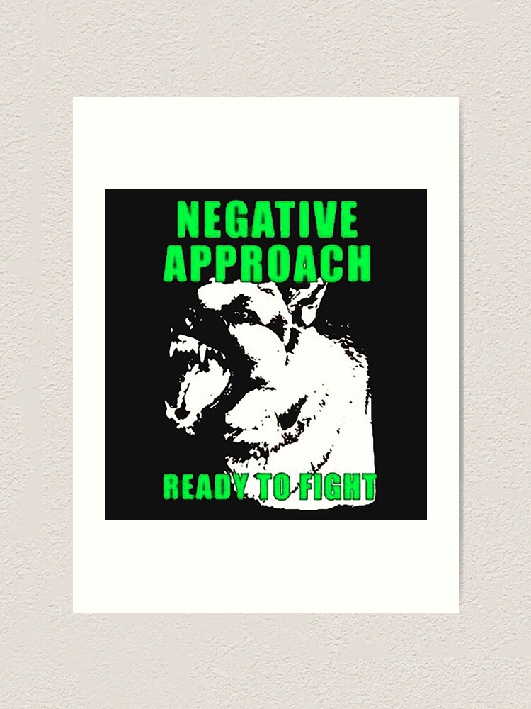 "Negative Approach Best Logo" Art Print for Sale by Regescom | Redbubble