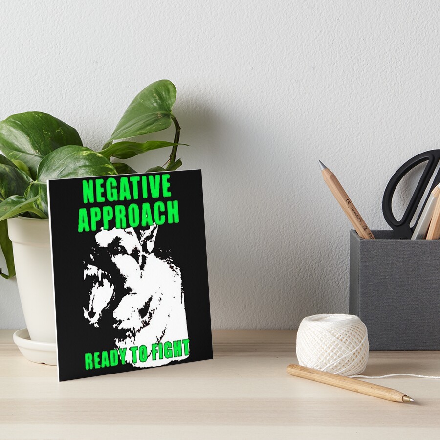 "Negative Approach Best Logo" Art Board Print for Sale by Regescom ...