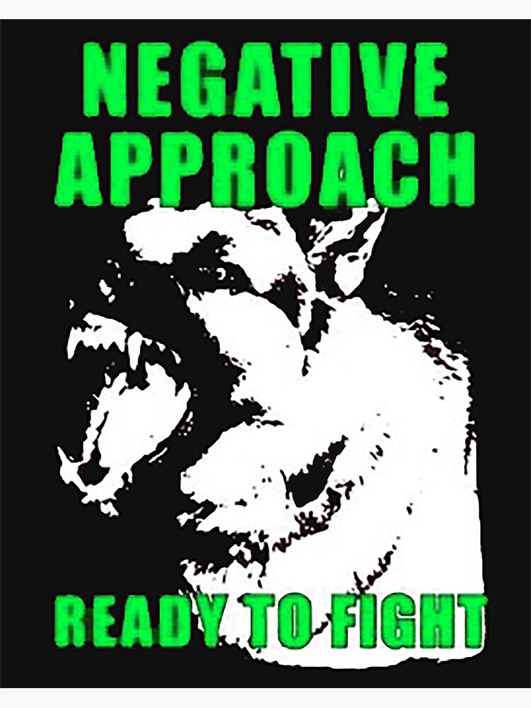 "Negative Approach Best Logo" Sticker for Sale by Regescom | Redbubble
