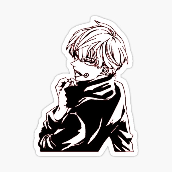 "Women Men Inumaki Japanese Comics Toge Gift For Music Fans" Sticker ...