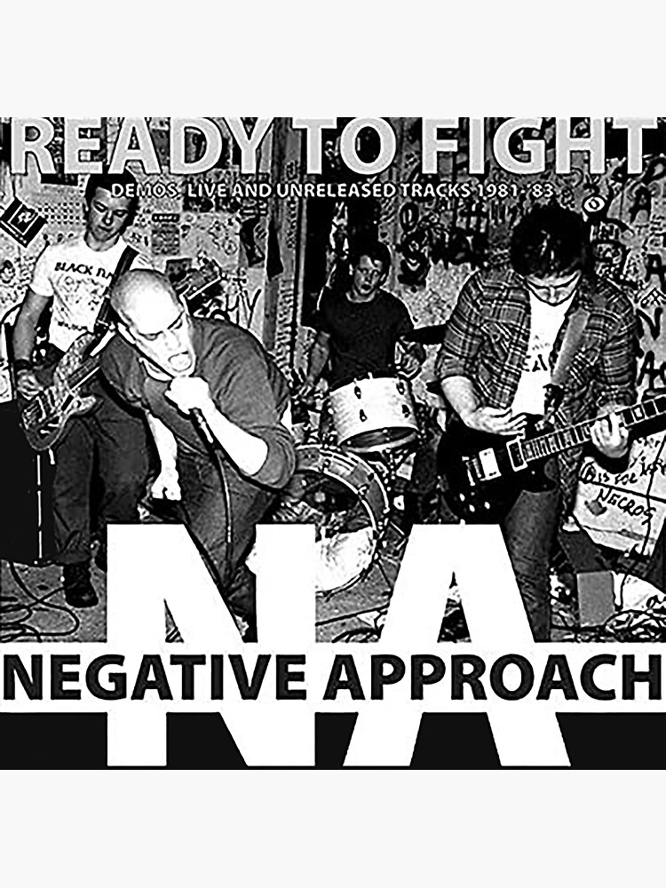 "Negative Approach Best Logo" Sticker for Sale by Regescom | Redbubble