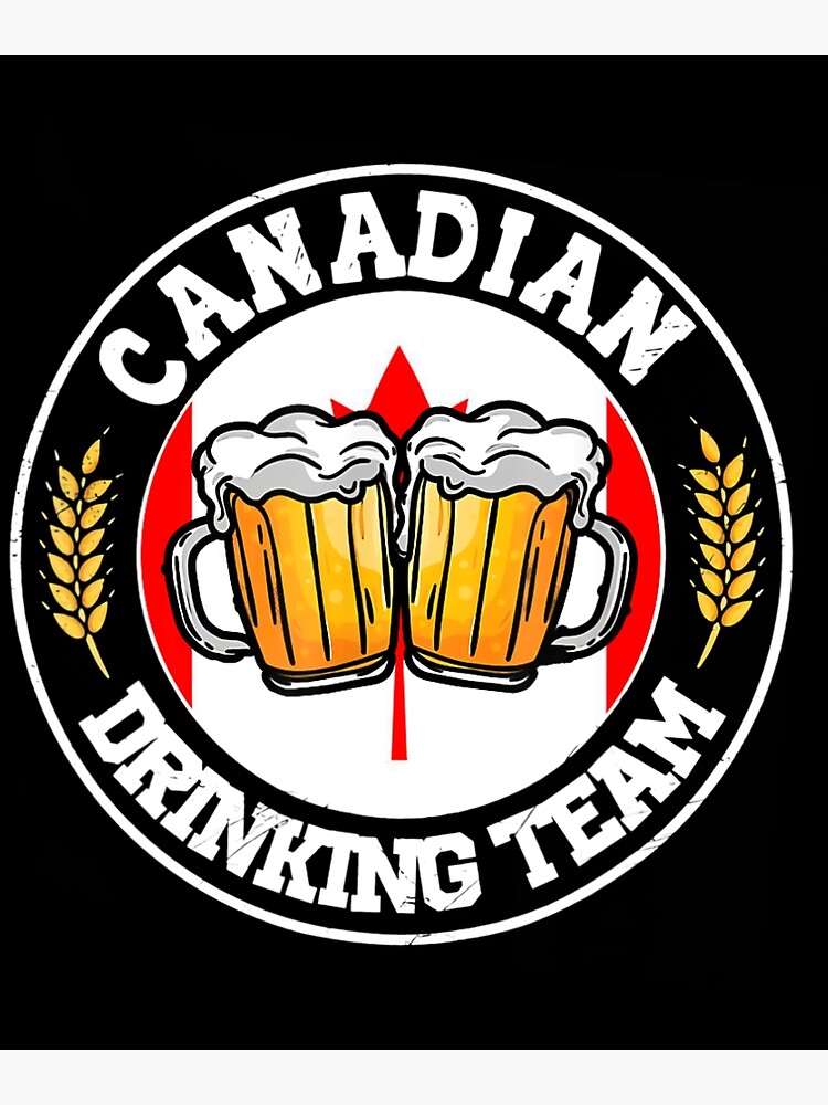 Póster «Equipo de consumición canadiense Fiesta de la cerveza de la ...