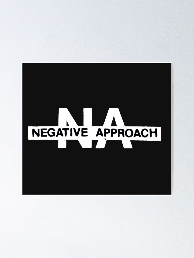 "Negative Approach Best Logo" Poster for Sale by Regescom | Redbubble