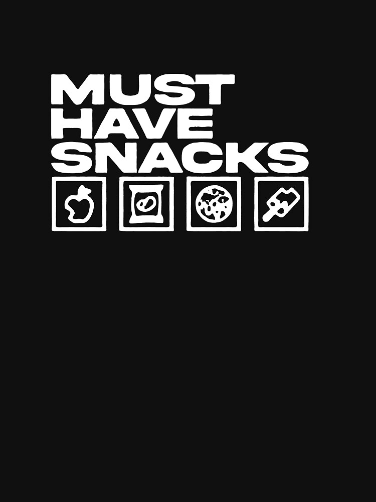 "JSTU - Must Have Snacks" T-shirt by Wanghton | Redbubble | bionic ware ...
