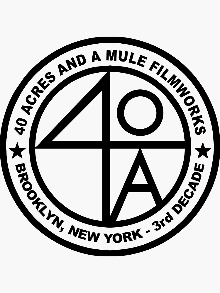 "40 Acres and a Mule Filmworks" Sticker for Sale by nectorughes | Redbubble