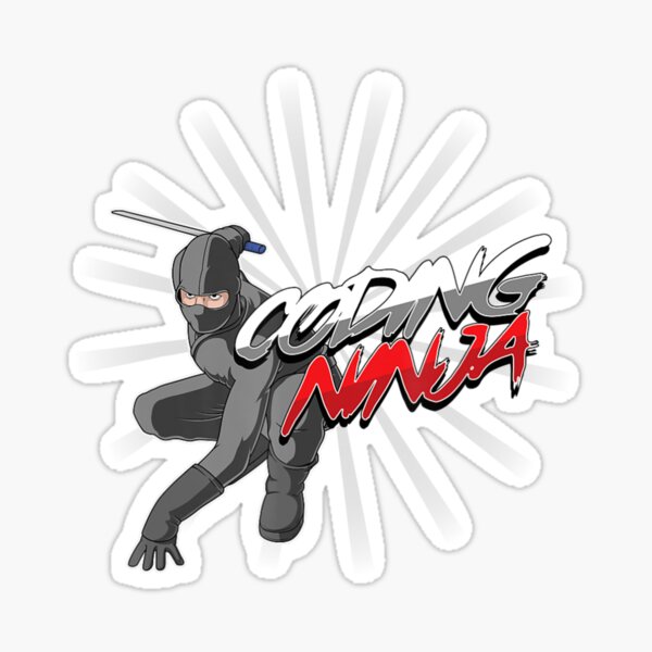 Mens Programmer Coding Ninja Coder Code Pc Geek Nerd Web Sticker For Sale By Ikamisue Redbubble
