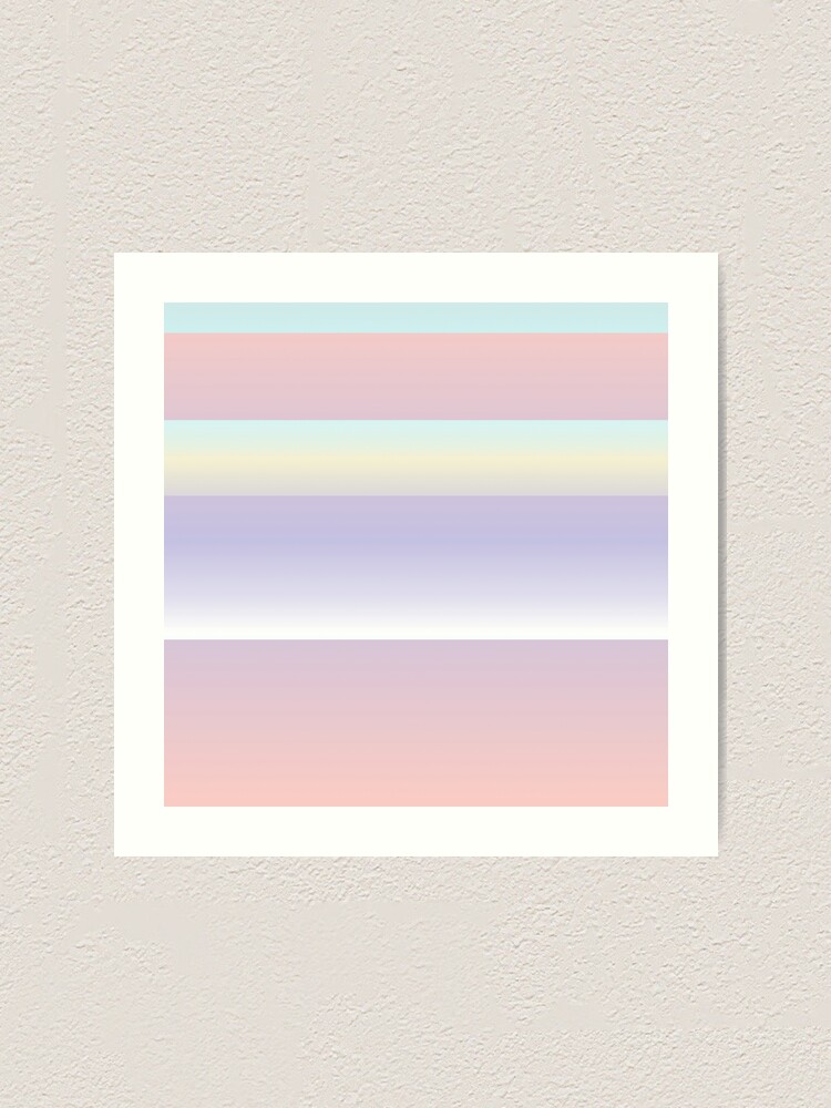 "Pastel color palette horizontal striped | minimalist color palette ...