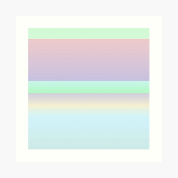 "Minimalist color palette striped | Pastel color palette horizontal ...