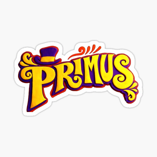 "PRIMUS BAND - Logo Gold" Sticker for Sale by hills17 | Redbubble