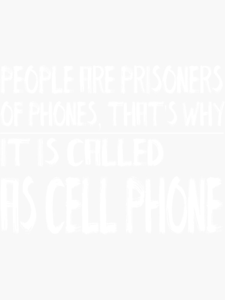"Cell phone addiction " Sticker for Sale by RowanMart | Redbubble