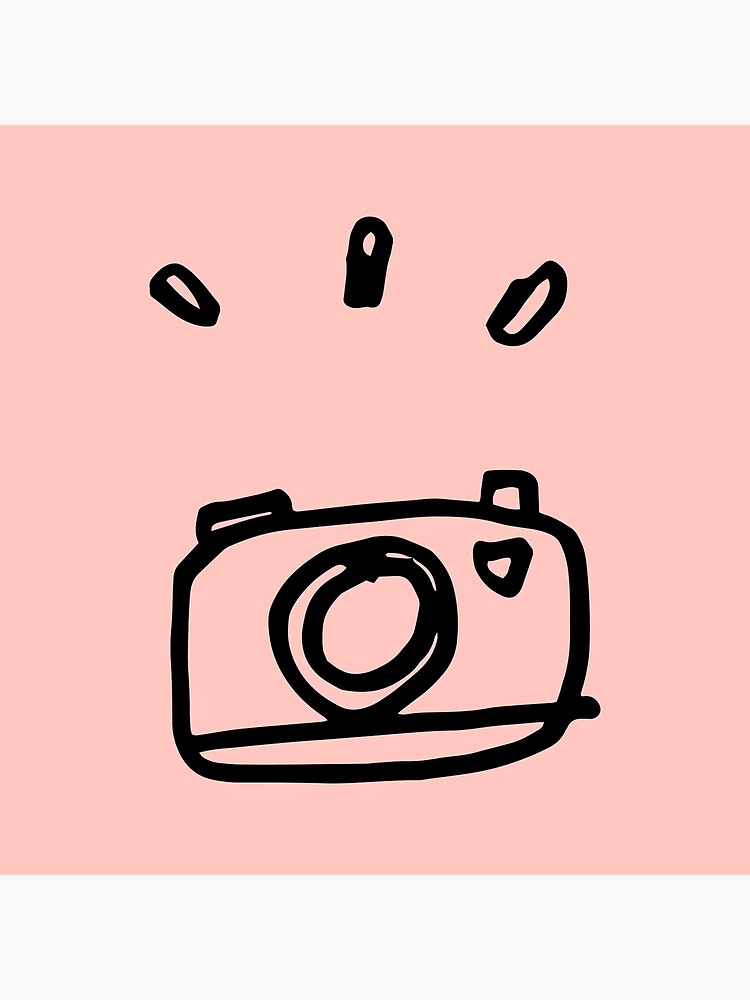 "Camera Sticker by Lincung Stock" Poster for Sale by Vcaramell | Redbubble