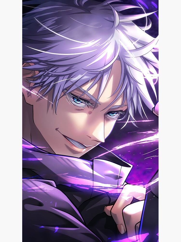 "GOJO Phone Case and Stickers " Sticker for Sale by spdedsec | Redbubble