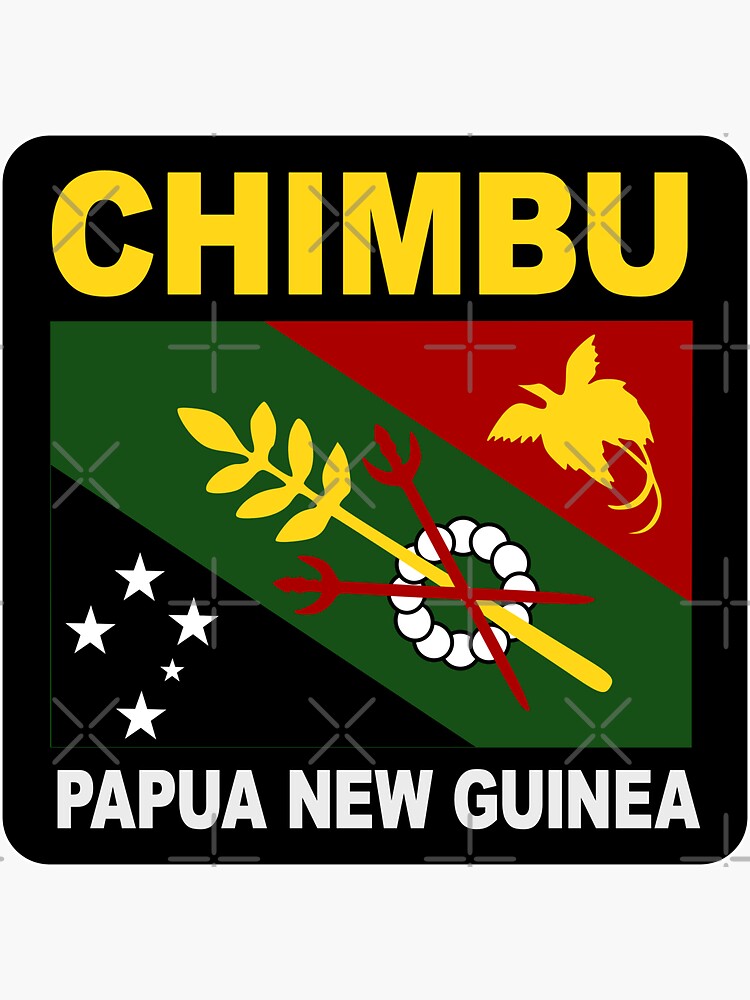 "Flag of Chimbu, Papua New Guinea" Sticker for Sale by PNG-pikinini ...