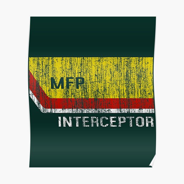 "Mfp V8 Interceptor Special Max Warrior" Poster for Sale by ButaIkura ...