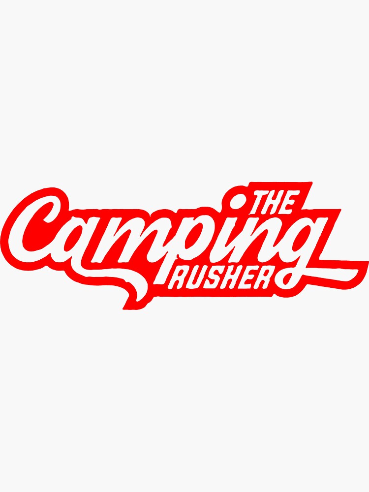 "LoafX - The Camping Rusher red" Sticker for Sale by Arlindaall | Redbubble