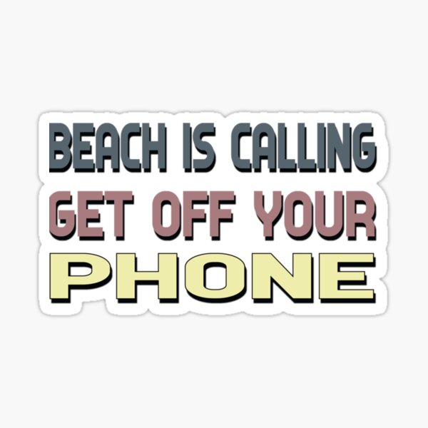 "Mobile Phone Addiction " Sticker for Sale by RowanMart | Redbubble