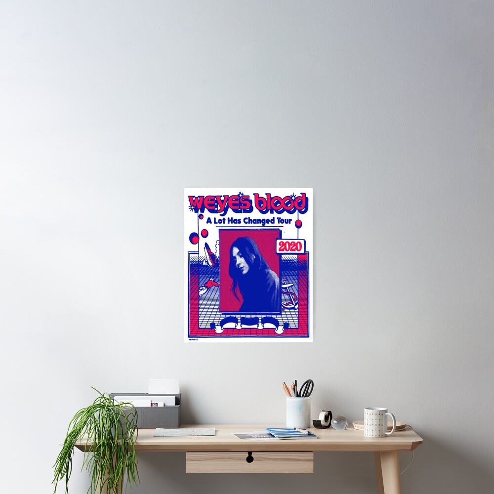 "weyes blood" Poster for Sale by leyllashop | Redbubble