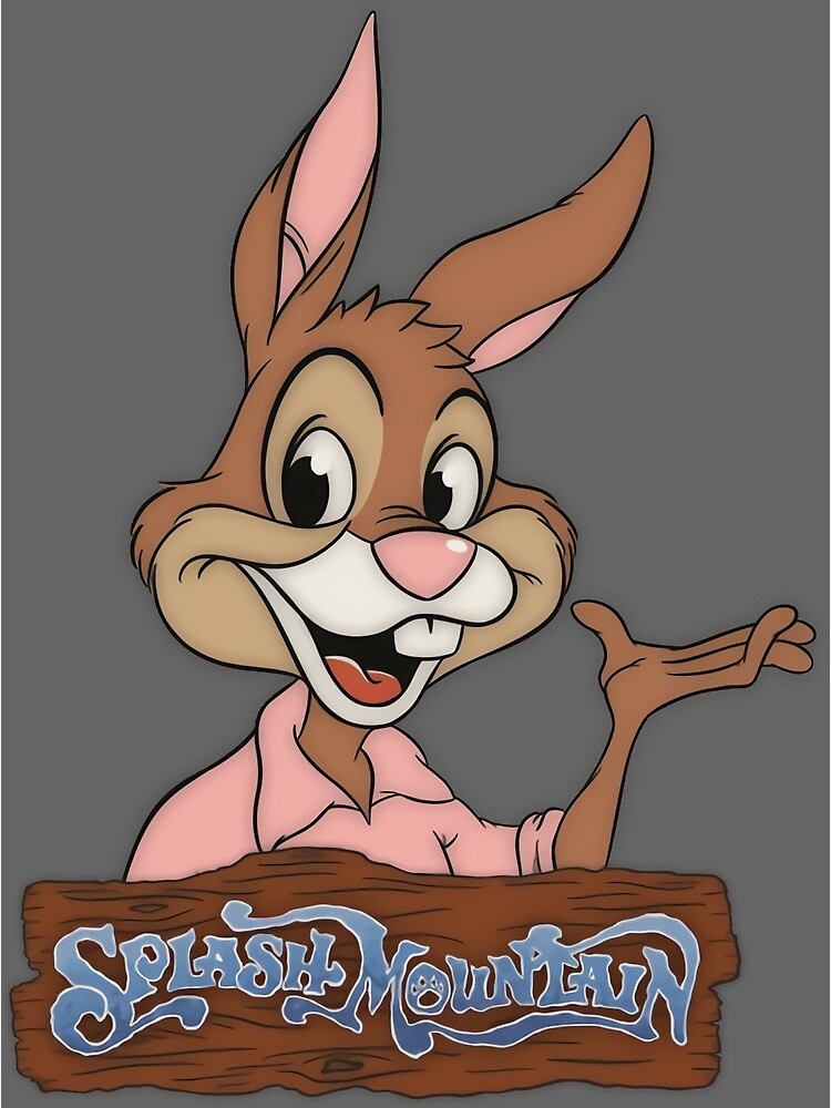 "Splash Mountain Brer Rabbit/Perfect Designs For Men and Women" Poster ...
