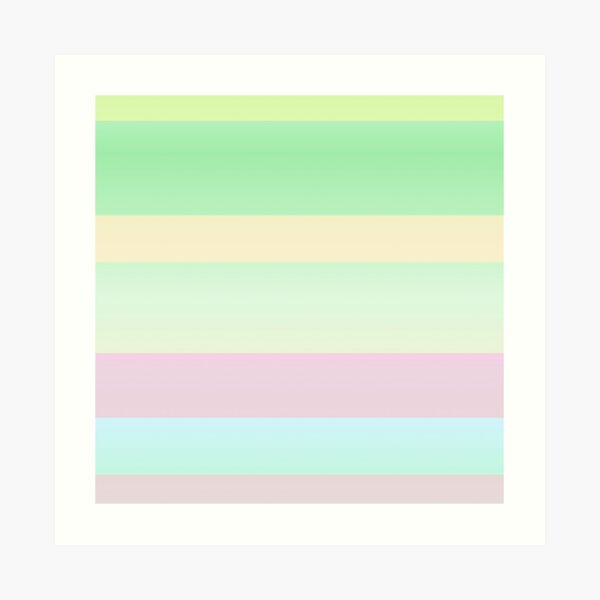 "Minimalist color palette striped | Pastel color palette horizontal ...