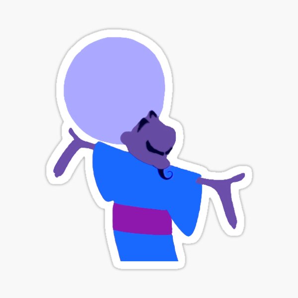 "Merchant from Aladdin" Sticker for Sale by lukeelmore0 | Redbubble