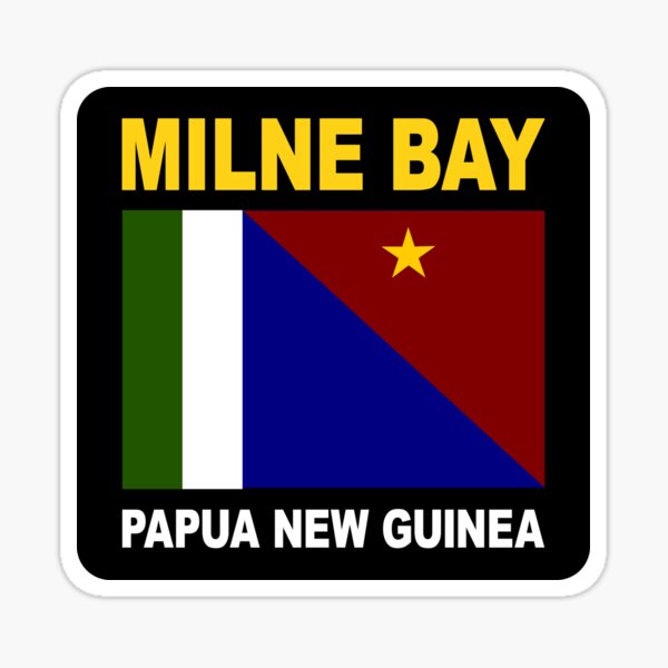 "Flag of Milne Bay, Papua New Guinea" Sticker for Sale by PNG-pikinini ...