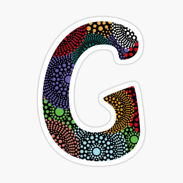 "Aboriginal Art Letter G" Sticker for Sale by Tesijbesn | Redbubble