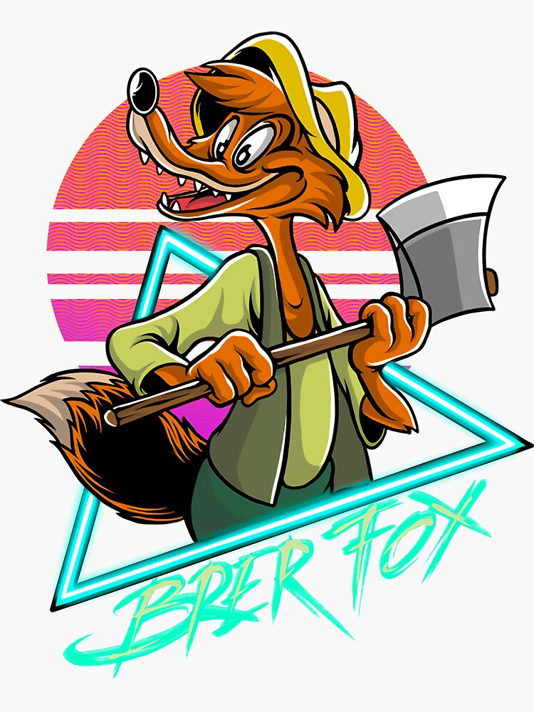 "Brer Fox/Best Gift For Friends" Sticker for Sale by ThomasMuellerk ...