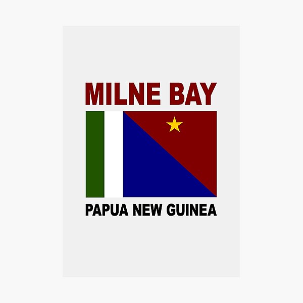 "Flag of Milne Bay, Papua New Guinea" Photographic Print for Sale by ...