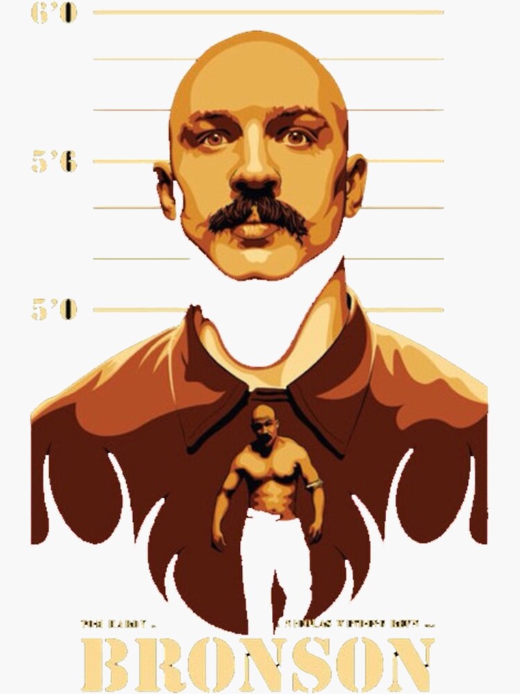 "bronson " Sticker for Sale by ALCPitts | Redbubble