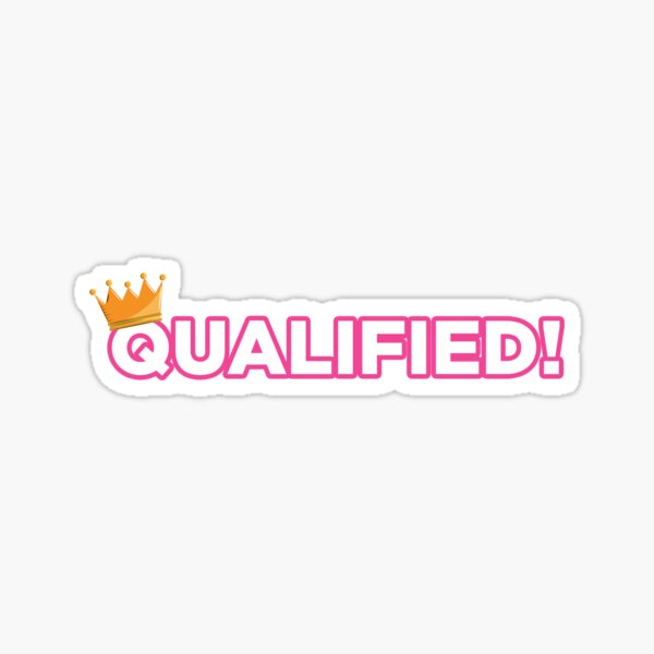 "Qualified King" Sticker for Sale by YounesxDesign | Redbubble