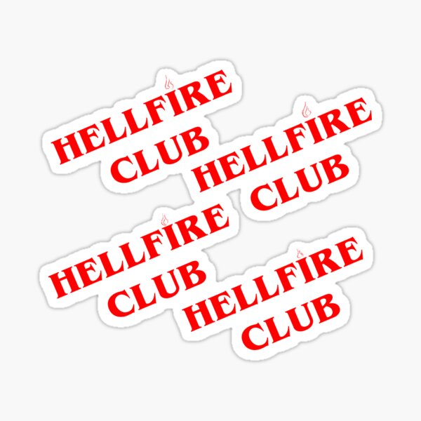"Hellfire club sticker" Sticker for Sale by MapleMen | Redbubble