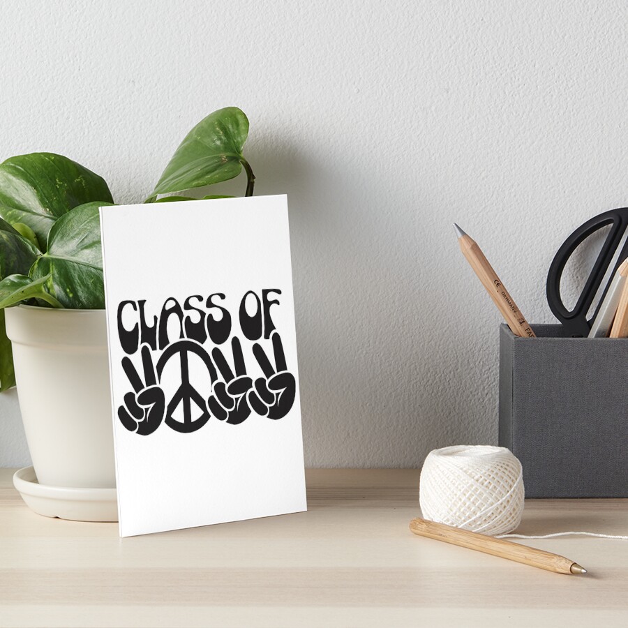 "Class of 2022 Peace Sign" Art Board Print for Sale by JarretTerry ...