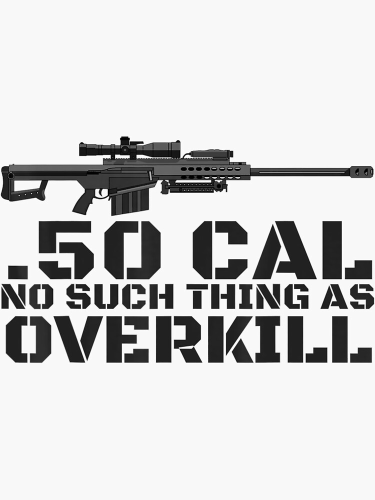 "Barrett 50 Cal Gun Love 2Nd Amendment Adult Pro Gun" Sticker for Sale ...