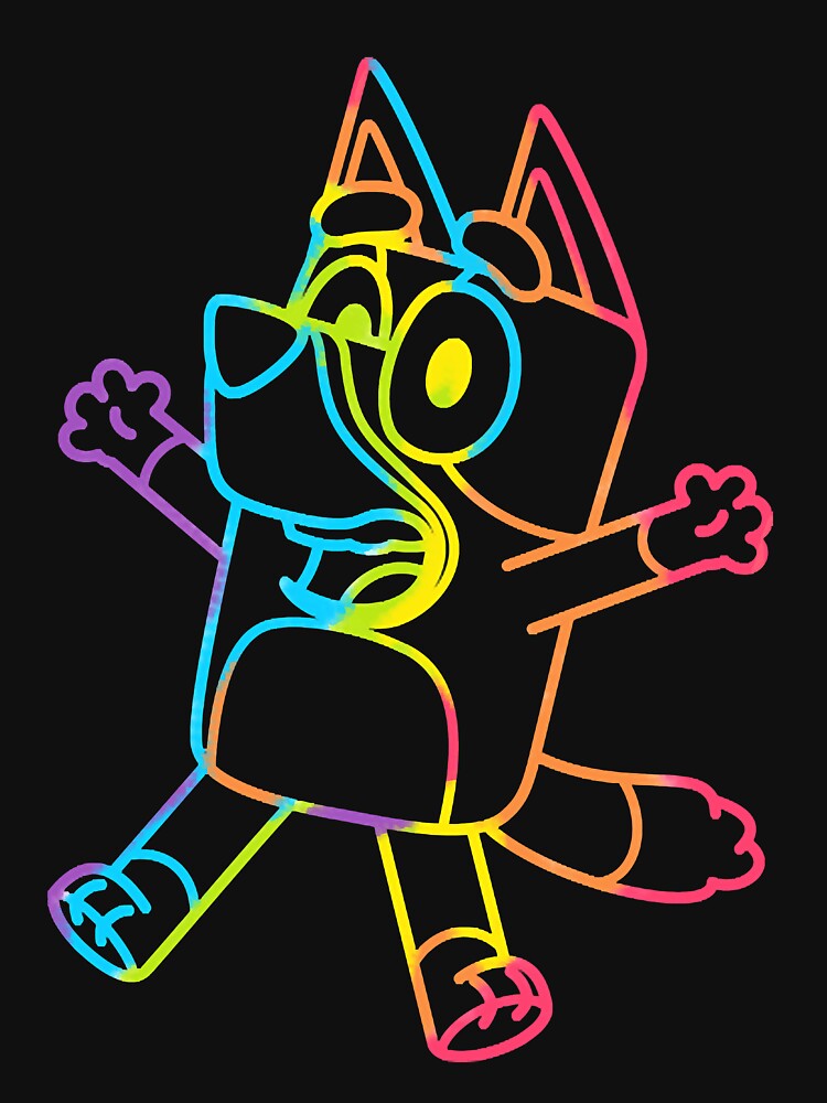 "RAINBOW BLUEY " T-shirt for Sale by smarrlvmathuszx | Redbubble | and ...