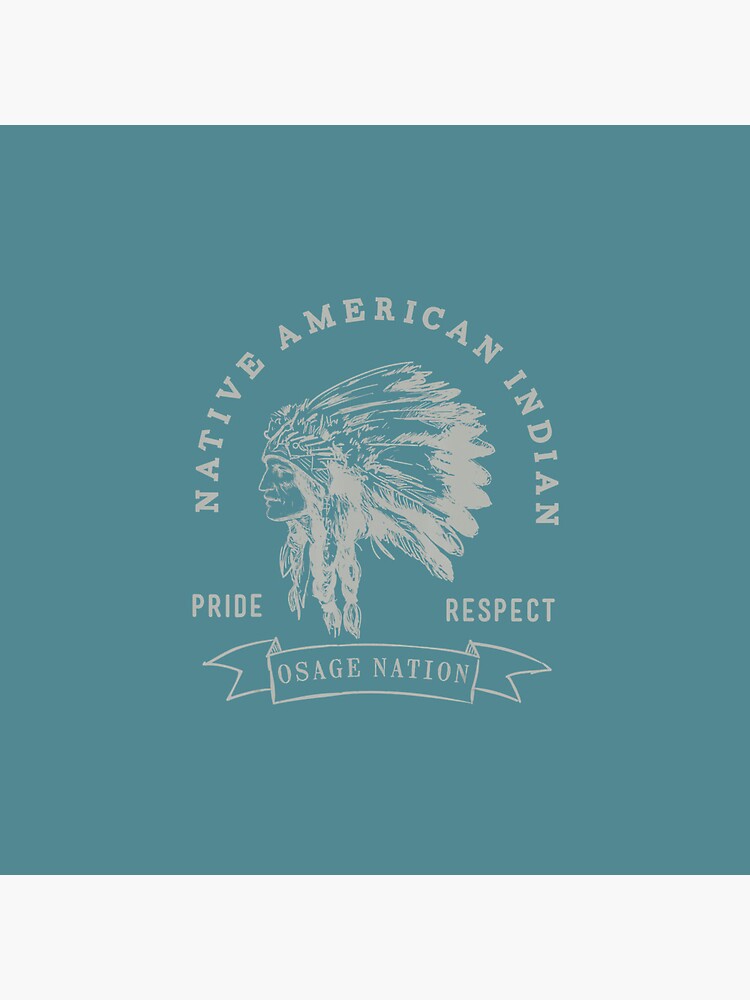 Osage Nation Native American Indian Pride Respect Pin Button sold by ...