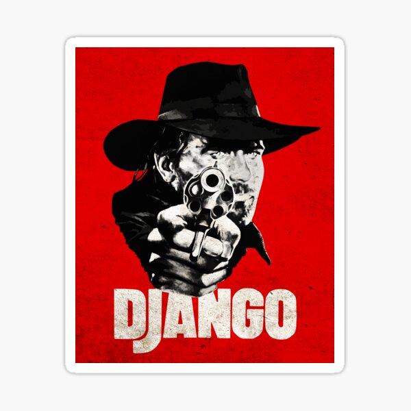 "Django - Franco Nero" Sticker for Sale by adriangemmel | Redbubble