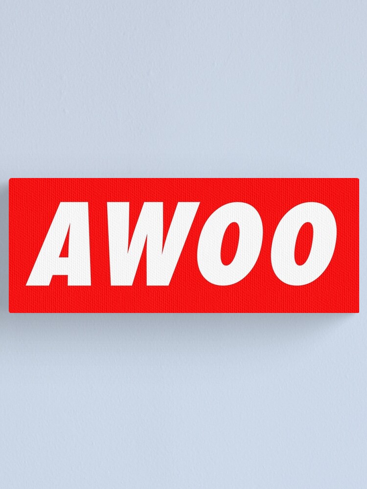 "AWOO" Canvas Print for Sale by art-uproar | Redbubble