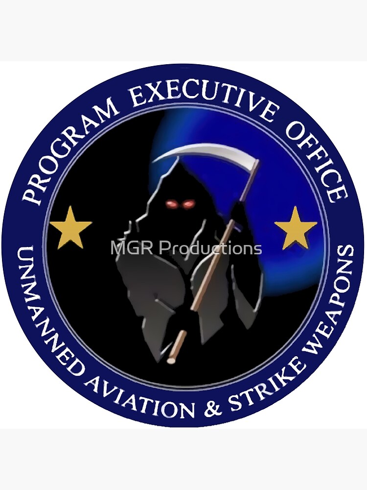 "Unmanned Aviation and Strike Weapons Logo" Art Print by Quatrosales ...