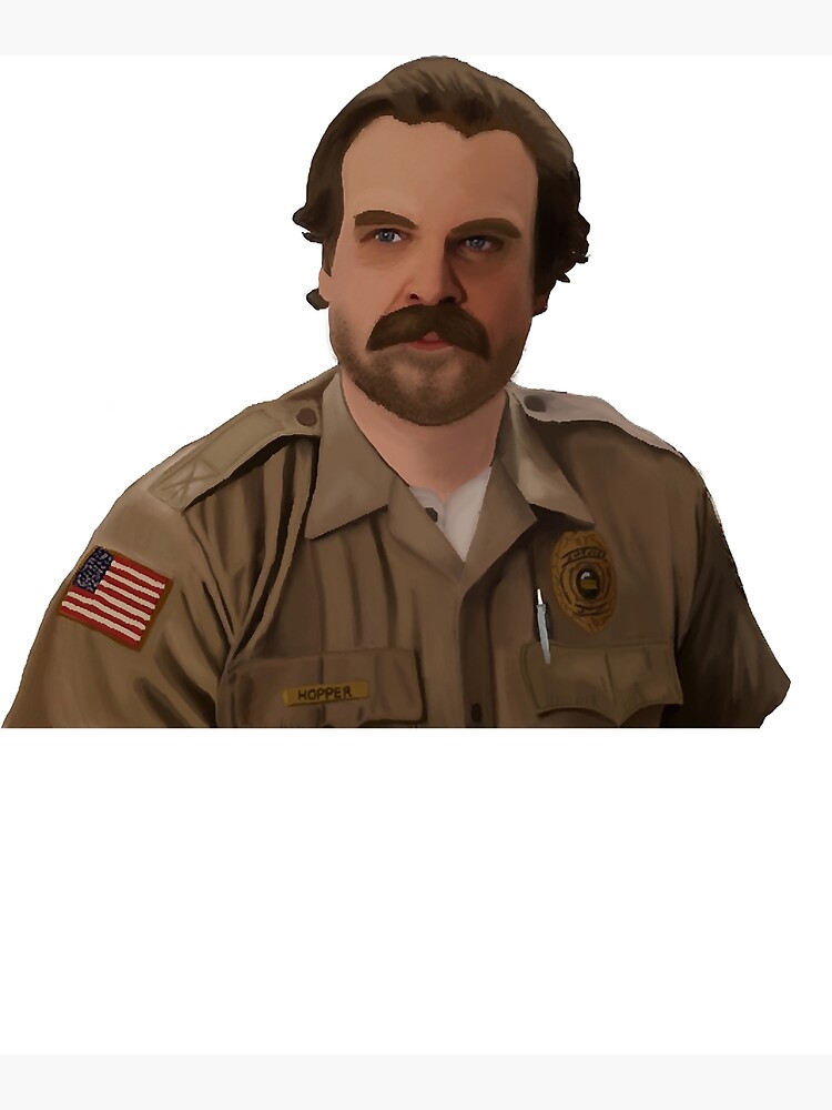 "Jim Hopper" Poster for Sale by SiniaaStoji | Redbubble