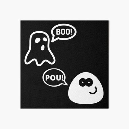 "Bou the Ghost And Pou the shit, Best friends Bou and Pou, funny T ...