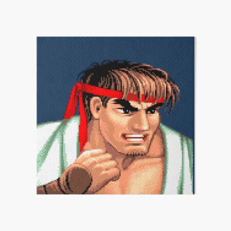 "SF2 CHAMPION EDITION RYU FACE OFF" Art Board Print by PIXLTEES | Redbubble