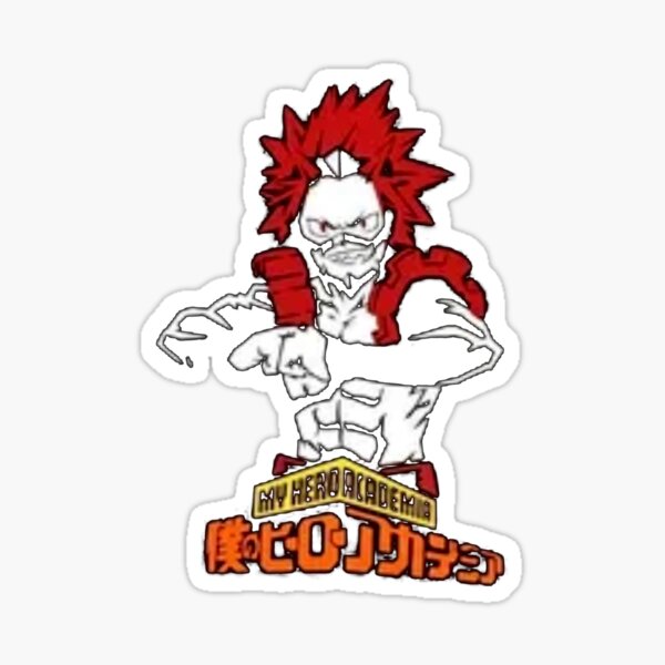 "Cute kirishima Eijirou" Sticker for Sale by Huong539 | Redbubble